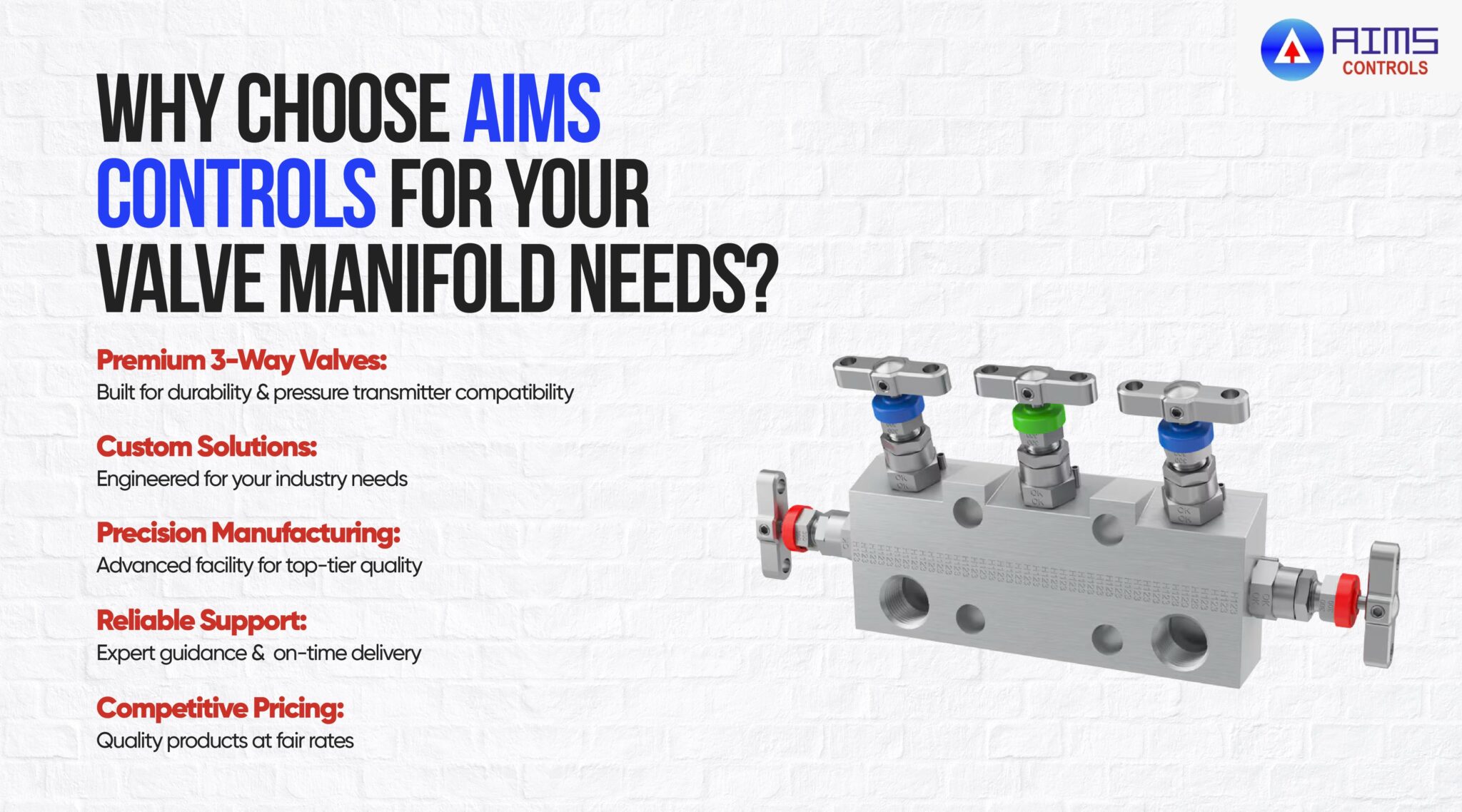How to Choose the Right Valve Manifold Supplier in India | AIMS Controls